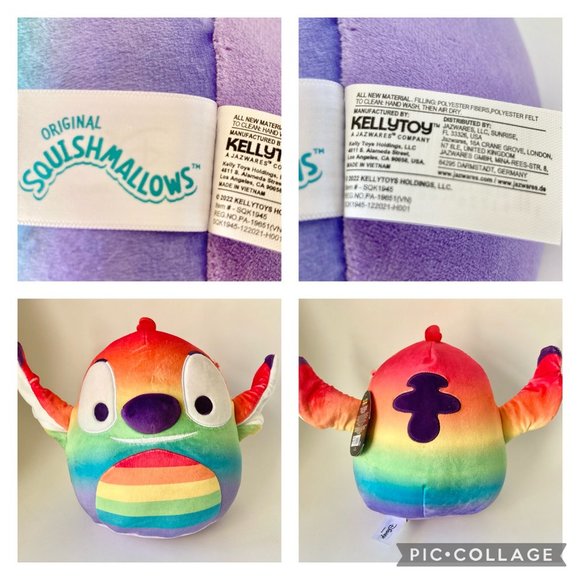 Kellytoy | Toys | Disney Pride Collection Lgbt Stitch Squishmallow ...